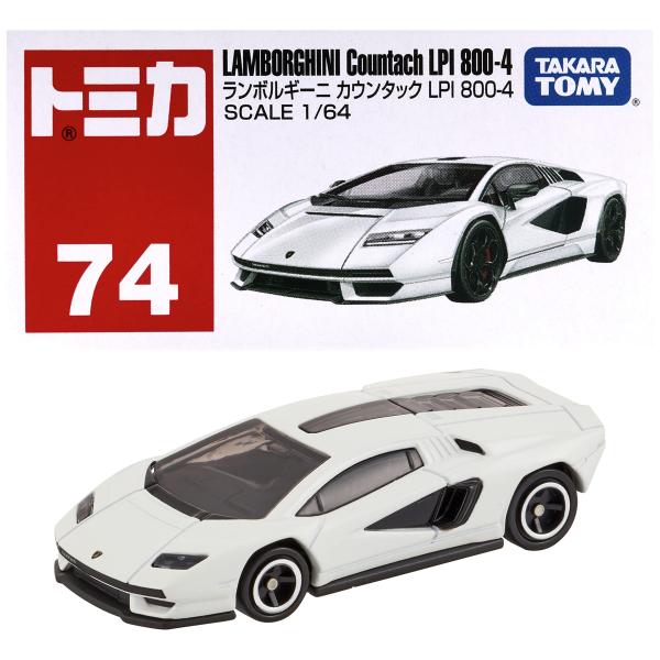 タカラトミー TAKARA TOMY    トミカ No.74 ランボルギーニ カウンタック LPI 800-4  箱    ミニカー 車 おもちゃ