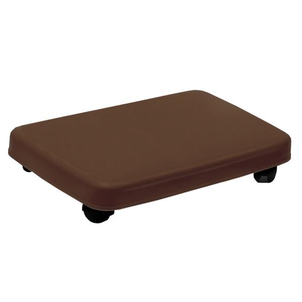 サンコープラスチック SankoPlastic  キャスター付き台車 ラクゴロ L ダークブラウン