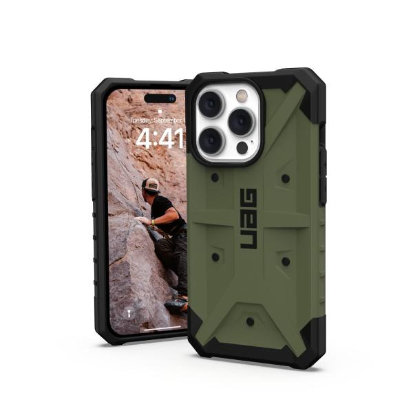URBAN ARMOR GEAR iPhone 14 Pro  6.1  2022対応 耐衝撃ケース PATHFINDER オリーブ  日本 代理