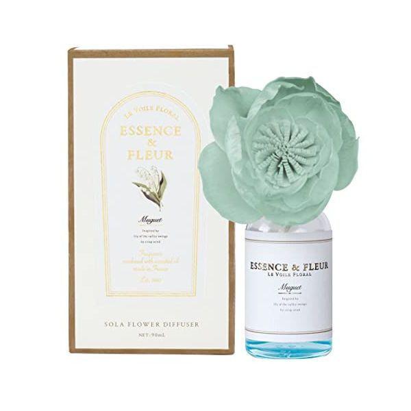 ESSENCE＆FLEUR〜LeVoileFloral〜シリーズからソラフラワーディフューザーが新しくなって登場。オイルを吸上げ、ソラフラワーがほんのりと染まっていきます。南仏グラースから入荷したフランス産の香料を使用した豊かな香りと存在感...