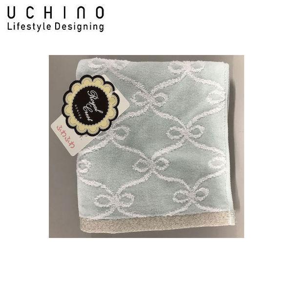 ギフトにおすすめのエレガンステイスト。専門店企画でふんわりやわらかな無撚糸タオル。かわいいリボン柄。【商品仕様】サイズ：約34×75cm素材・成分：綿100%無撚糸×普通糸スチームシャーリングヘム部分：ラメ糸使用