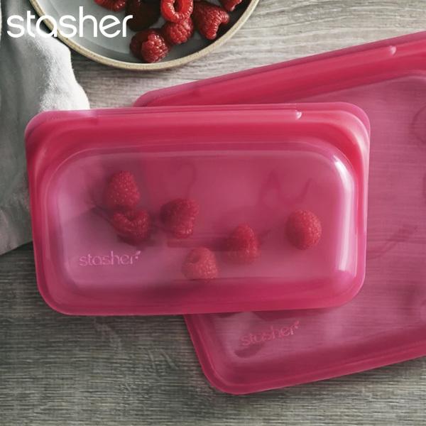 プラスチックの代替品 stasher（スタッシャー）。可愛く楽しく、機能的。そして使い捨てではなく、繰り返し使えます。原料は食品用品質として認められている100％ピュアプラチナシリコーン。プラスチックに替わる画期的な製品が誕生しました。安全...