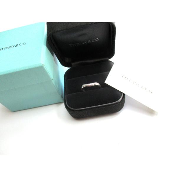 【ＴＩＦＦＡＮＹ＆Ｃｏ．】ティファニー Ｐｔ９５０＆ダイヤ エルサ・ペレッティ カーブドバンドリングＰＥＲＥＴＴＩ ＳＰＡＩＮ２００１９．６．１０ 高崎・高島屋百貨店ティフィニーブティック購入品《材　質》　Ｐｔ９５０（プラチナ９５０）《石　...