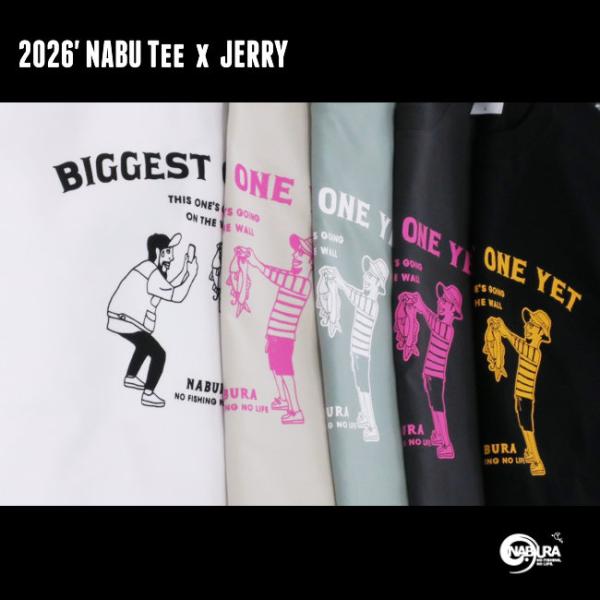 ナブラのTシャツは、活躍中のイラストレーターの方々に依頼して毎年違うテイストの釣りTシャツを作製しています。-----------------今年のイラストレーターはJERRYさん、サッカーのイラストやCDジャケットで人気なので「なんか見た...