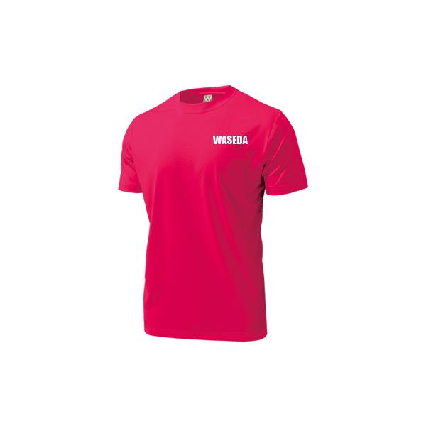 スポーツウェアの代表的な機能 吸水速乾機能のドライTシャツ！半額セール！！！ブライトピンク、130サイズ1枚のみの販売です！メッシュ素材で速乾性がありスポーツや、普段使いにも着用できます。自分の名前やチーム名を入れるだけで簡単にオリジナルT...