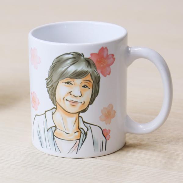＼ 特別な日の贈り物にピッタリなマグカップが登場！ ／当店大人気の似顔絵シリーズに、新たに加わったメッセージ入りマグカップです！お客様からお送りいただきましたお写真を元に似顔絵を作成、選べる筆文字メッセージとお好きなメッセージをお入れします...