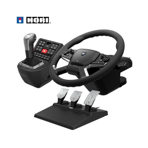 トラックコントローラー/-/HPC-044・パッケージ個数:1・トラックシミュレーターゲームを本格的に楽しむことができるステアリングコントローラーのセットが登場。『ユーロトラックシミュレーター2』と『アメリカントラックシミュレーター』のSt...