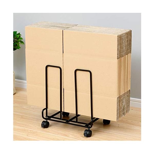 ダンボールストッカー(ブラック)ブラック/幅30.5×奥行22.5×高さ43cm/RDSW-165(BK)・Style:ダンボールストッカー(ブラック)・パッケージ個数:1・本体サイズ:幅30.5×奥行22.5×高さ43cm・材質:スチール...