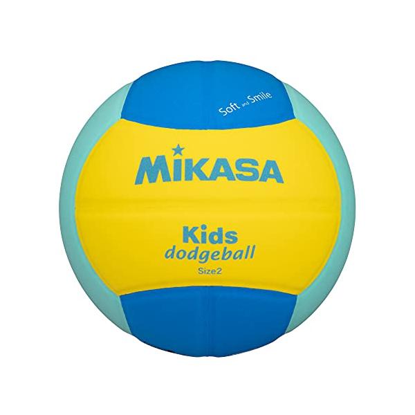 イエロー/ブルー/グリーン/2号/SD20・Color:イエロー/ブルー/グリーンPatternName:単品・パッケージ個数:1・小学校用・円周61~63cm 重量約160g・スマイルボール 軽量ドッジボール2号球・EVA素材の発砲度合い...