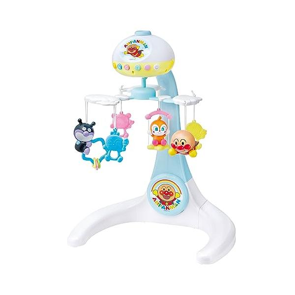 プロジェクション付きメリーホワイト/1個 (x 1)/4971404321243・Color:ホワイトStyle:プロジェクション付きメリー・天井にアンパンマンと仲間たちの画像が映し出されるプロジェクション機能が搭載され、昼だけでなく夜間の...