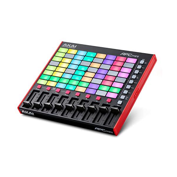 APC Mini MK2黒/-/APCMINI2・Style:APC Mini MK2・パッケージ個数:1・総合コントロール - Ableton Liveクリップ起動MIDIコントローラーはクリエイティブなルーピング、ミキシング、ホームスタ...