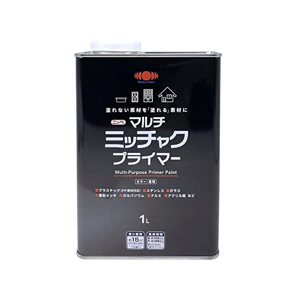 淡緑色透明/1L/4976124402036・Size:1L・パッケージ個数:1・【容量】1L・【特長】 幅広い用途に使用できる油性(弱溶剤)1液型プライマーです。 上塗りの適正は(ラッカー・油性・水性)です。 プラスチックなどの樹脂面から...