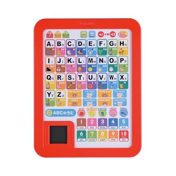 レッド/-/83058・PatternName:えいご版・パッケージ個数:1・就学前に身につけておきたい基礎能力を遊びを通して自然に伸ばす教育玩具です。・就学前から英語教育の基礎が学べる教育玩具です。・音声と液晶パネルでアルファベットや英単...
