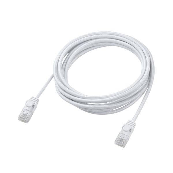 ホワイト/3m/ECLD-GPAM/WH30・Color:ホワイトSize:3m・パッケージ個数:1・高速光通信に適した、10ギガビットイーサネットの「10GBASE-T」に準拠した、Cat6A準拠LANケーブルのメッシュタイプです。・Ca...
