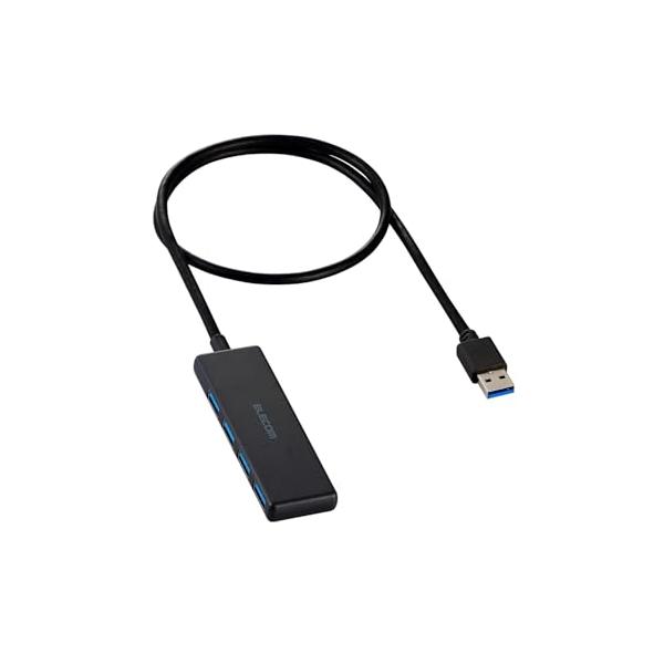 ブラック/ケーブル長60cm/U3H-H043BK/E・Size:ケーブル長60cm・パッケージ個数:1・USB-Aポートを増やしてデスクまわりをすっきり。4つのUSB-Aポートを搭載した、USB-A接続のUSBハブです。USB 5Gbps...