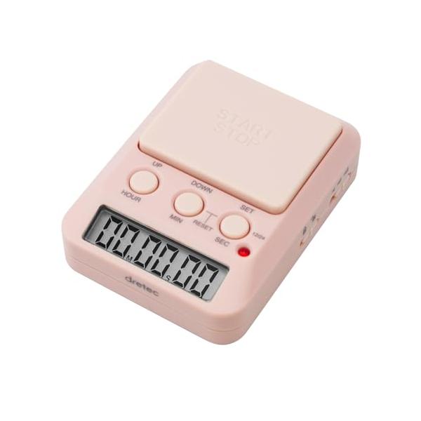 限定カラー ピンク/小型/T-587・Color:限定カラー ピンク・パッケージ個数:1・【便利なタイマー機能】百マス計算やゲームなどのタイムトライアルに便利な1/100秒計測ができます。上部のボタンを押すとカウントアップが始まり、ストップ...