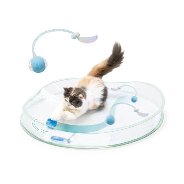 本体クリア/-/DC-0356-CL・Color:クリアStyle:本体・【予測不能な動きに目が離せにゃい！本能を刺激する電動おもちゃ】 人気の電動おもちゃキャッチ・ミー・イフ・ユー・キャン２を販売している猫壱から新登場の電動トイセット！ ...