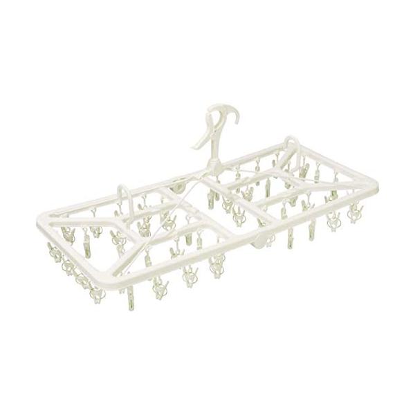 物干しハンガー 48ピンチホワイト/縦34×横76.5×高さ35cm/88170・Style:物干しハンガー 48ピンチ・パッケージ個数:1・サイズ: 縦34×横76.5×高さ35cm・重量:0.71Kg・素材・材質:(本体)ポリプロピレン...