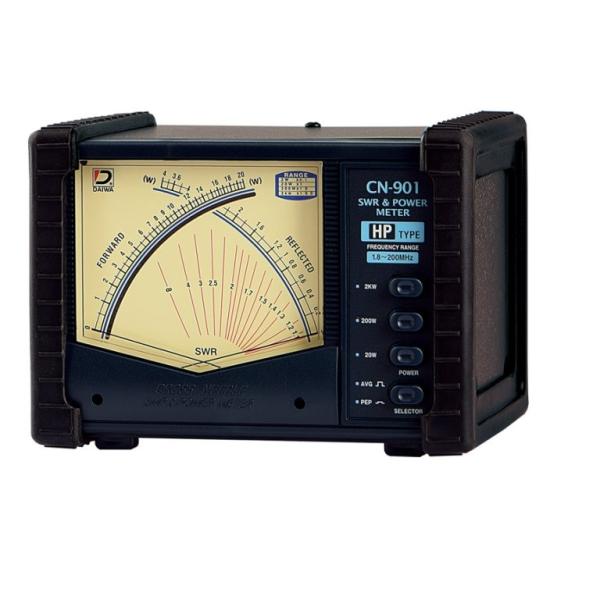 ■特徴と機能・帯域：1.8〜200MHz・レンジ：20/200/2000W・Ｍ型接栓・P.E.Pモード付き　(ピーク指示回路付)100mm角大型クロスメーター、同一ケースに2組のメーターを封入することにより、前進電力、反射電力及びSWRが直...