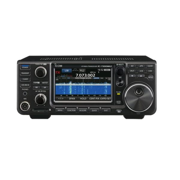 IC-7300MK2では、ユーザーから評価の高い機能・性能を受け継ぎ、欧文/和文のCWデコーダーや外部ディスプレイ出力端子（HDMI〓）を搭載。また、USB Type-C〓端子やLANポート、受信用アンテナ端子を採用、目的信号の了解度を向上...