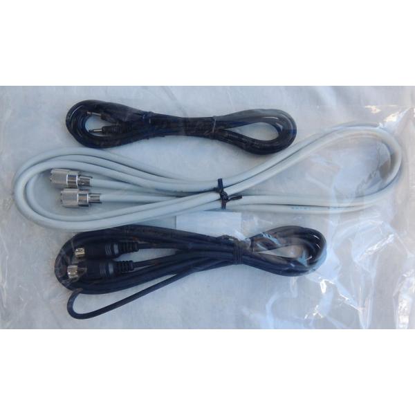 IC-PW2でエキサイター2台使う場合の接続ケーブルです。エキサイター 2台目用接続ケーブルセット。同軸ケーブル（約3m）、ACCケーブル（約3m）、ミニプラグケーブル（約3m）がセットになっています。