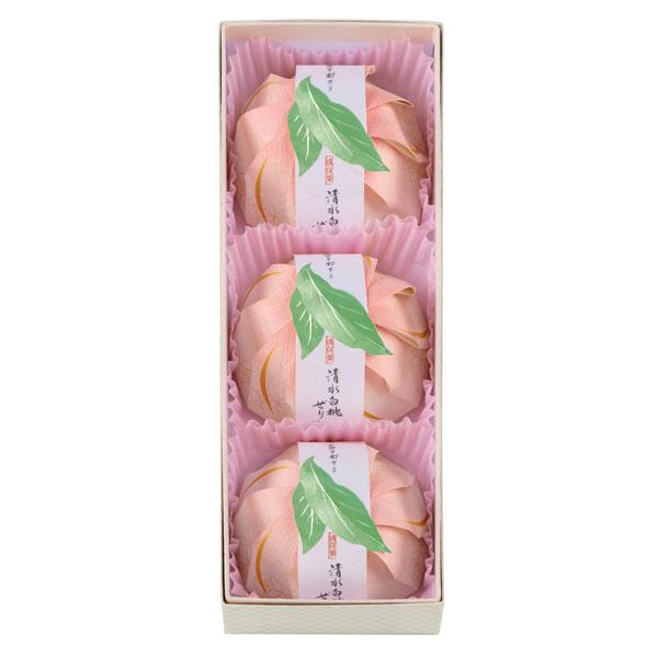 上品にとろける口あたりにこだわり仕上げた、清水白桃を味わい尽くせる果実ぜりぃ。内容・容量 : 清水白桃ぜりぃ×3個消費期限 : 製造から150日特定原材料等（28品目）：もも
