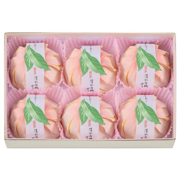 上品にとろける口あたりにこだわり仕上げた、清水白桃を味わい尽くせる果実ぜりぃ。内容・容量 : 清水白桃ぜりぃ×6個消費期限 : 製造から150日特定原材料等（28品目）：もも