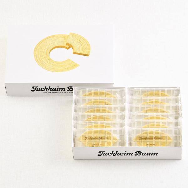 ユーハイムの看板商品「バウムクーヘン」を手軽に楽しめる大きさに切り分けました。しっかりと頬張ることができる厚みにすることで、バウムクーヘンの生地の味わいを存分に楽しめます。ご家庭でのおやつや、ちょっとしたお手土産にもぴったりです。賞味期限：...