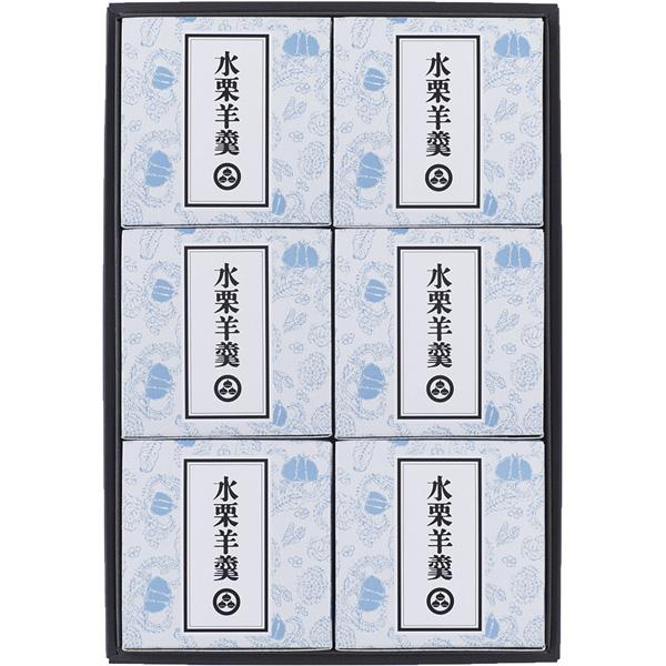【セット内容】水栗羊羹８０ｇ×６【賞味期限】常温180日