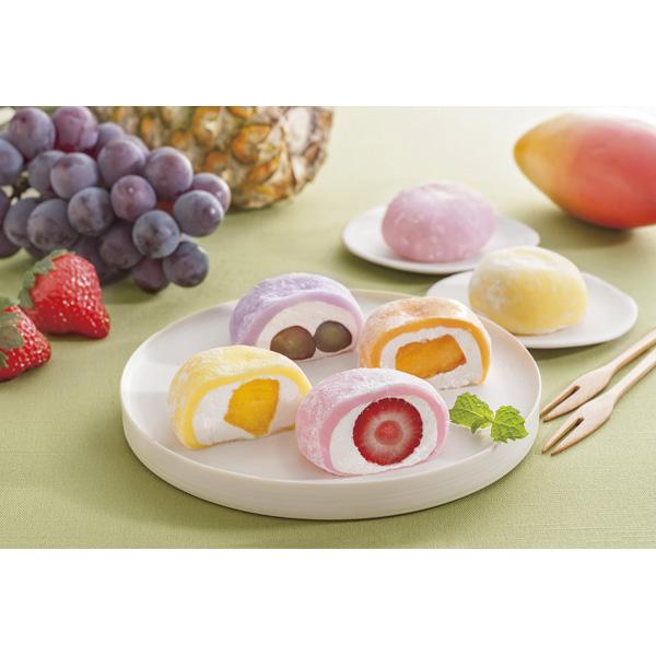 みずみずしいフルーツの果肉とクリームを柔らかなお餅で閉じ込めたカラフルなフルーツ大福です。※出荷時期限定：6月11日〜8月7日頃※お届けまでに1週間から１０日前後かかります※他商品との抱合せ・二重包装はできません※離島へのお届けは承れません...