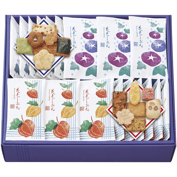 米と素材の味の調和を大切にした、あられ・菓子の詰合せ。モンドセレクション15年連続最高金賞受賞。【セット内容】あられ・干菓子詰合せ（藤紫・薄紅×各１４袋　合計２８袋）【賞味期限】常温120日【特定原材料等】小麦・卵・そば・落花生・えび