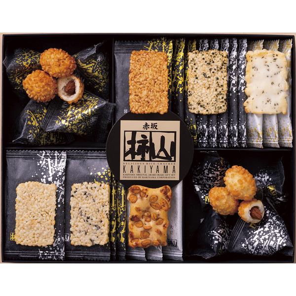 国産のもち米を使い、風味ゆたかに焼き上げた、名店が誇る味わいです。【セット内容】慶長（醤油、しぶき海苔、胡麻、うすくち醤油　各５）、慶凰（醤油、塩　各４）、かきもち昆布×３、豆柿×３【賞味期限】常温150日【特定原材料等】小麦