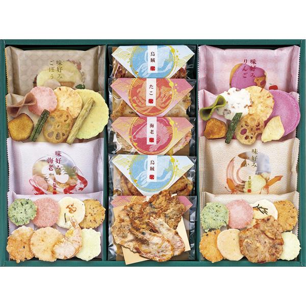 尾張松風屋の人気商品「味好み」と姿焼き煎餅の詰合せです。【セット内容】味好み×８（海老・いか・りんご・ごぼう×各２）、海老姿焼き×１、烏賊姿焼き・たこ唐揚げ×各２【賞味期限】常温120日【特定原材料等】小麦・卵・えび・かに