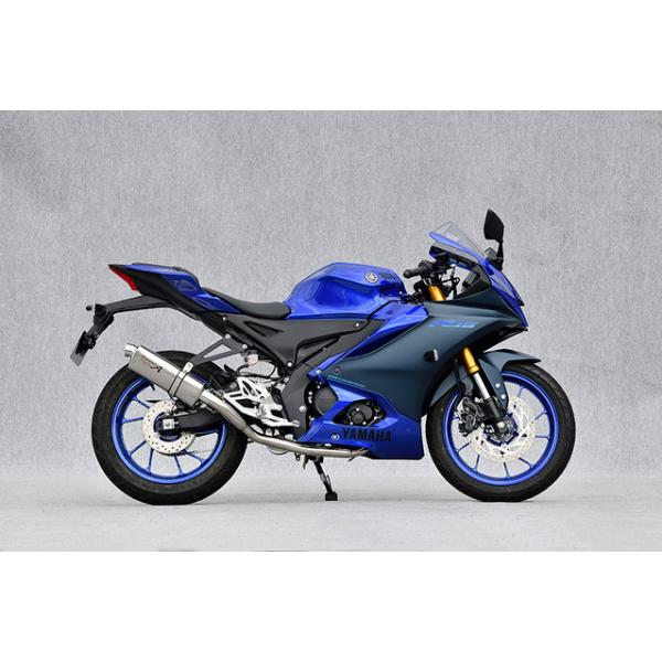 【発売日：2024年02月29日】商品名  YZF-R15 TI UP-TYPE TYPE-S適合年式  2023年〜モデル素材/レイアウト  TI UP-TYPEサイレンサー  TYPE-S音量  91db重量  2.1kg（STD4.8...