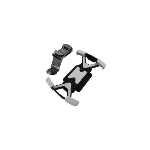 ディスプレイサイズ4.3〜5.8インチのスマートフォン対応。ディスプレイサイズに合わせて調整が可能なスマートフォンホルダー。しっかりと固定できます。