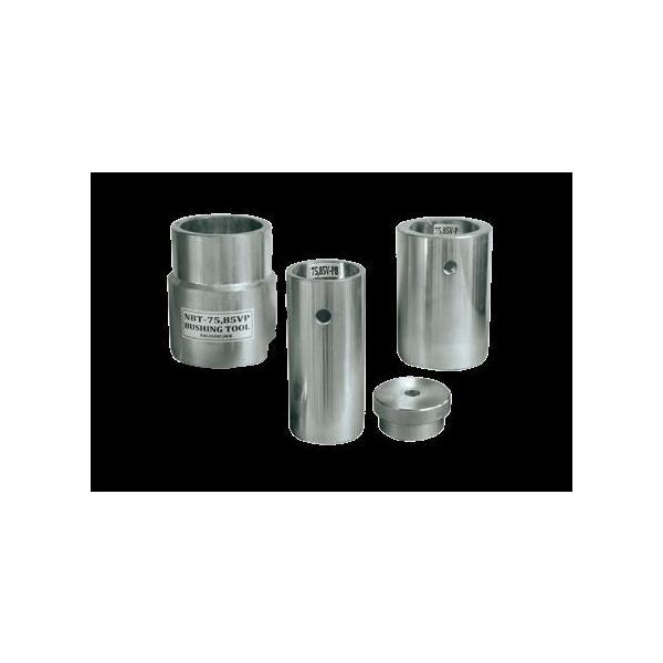充実した品ぞろえのブッシングツールです。トルクロッドブッシュやスタビライザーブッシュ、Vロッドブッシュの抜取り、圧入作業を簡単、安全、確実に行えます！この製品は　Φ75,Φ85Vロッド用　です。他に　Φ105　Φ85　Φ75　Φ70　Φ65...