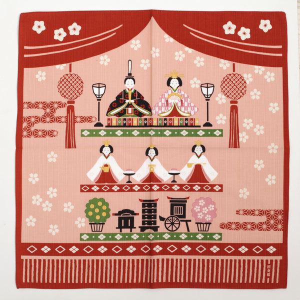 厚手の生地を使用した50cm角の小風呂敷です。50ｃｍ角の小風呂敷サイズなので、お弁当包みや掛け布におすすめですし、飾って楽しんでいただくこともできます。サイズ：縦50×横50cm、綿100％、日本製メール便でお送りできます。