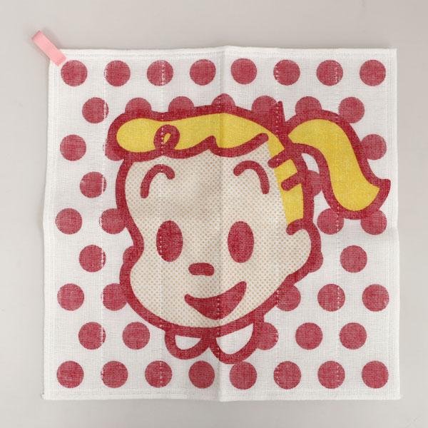 1980年代から90年代にかけて人気を博し、広く親しまれた「OSAMU GOODS」とコラボレーションしたかや織ふきんです。女の子の「ジル」や男の子の「ジャック」など、代表的なキャラクターの顔を大きく描きました。奈良の工芸「かや織」は奈良時...