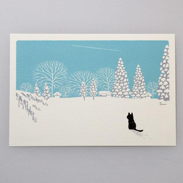 日本の四季の風景を旅している猫「たびねこ」の絵はがきです。<br>絵の中の猫達と一緒に、小さな旅を楽しみましょう。<br><br>