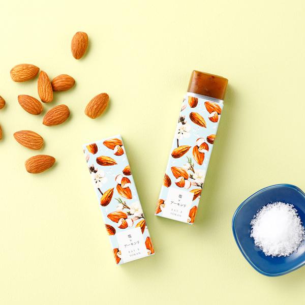 【発売日：2023年04月01日】塩アーモンド：アーモンドに千葉県産の塩を加え甘じょっぱく濃厚に仕上げ、小さく刻んだアーモンドの食感が楽しめます。 【商品内容】BAY-B YOKAN（ベイビー羊羹）塩アーモンド　49ｇ【商品サイズ】87×2...