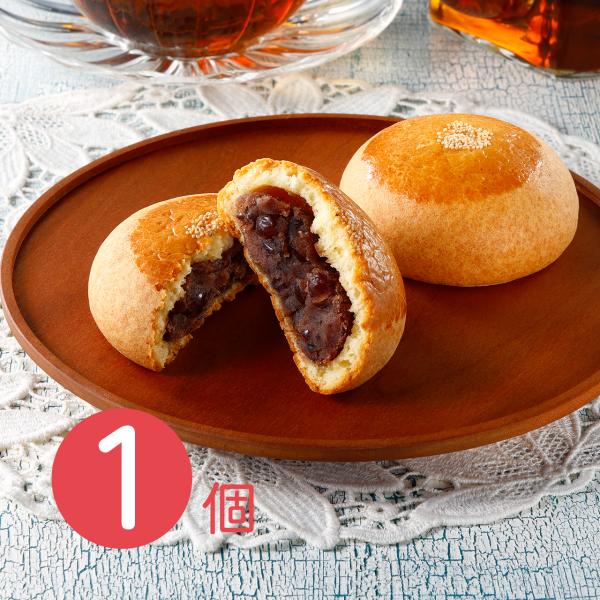 【発売日：2026年04月03日】小倉あんをふんわり生地で包んで焼き上げたあんぱん風のお饅頭【商品サイズ】118×88×23（ミリ）【内容量】1個【お日保ち】2〜3週間程度