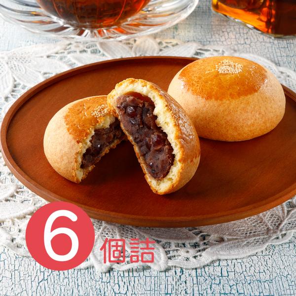 【発売日：2026年04月03日】小倉あんをふんわり生地で包んで焼き上げたあんぱん風のお饅頭です【商品サイズ】195×183×63（ミリ）【内容量】６個【お日保ち】2〜3週間程度