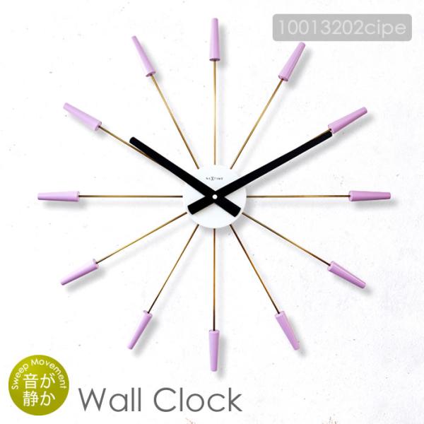 ■Frits Vink（フリッツ・ヴィンク）によるデザインの大型ウォールクロック。■カラフルでありながらも少しノスタルジックな配色のプラグは、ミッドセンチュリーなテイストのインテリアにも相性バツグンです。■時計のカチコチ音が気にならないスイ...