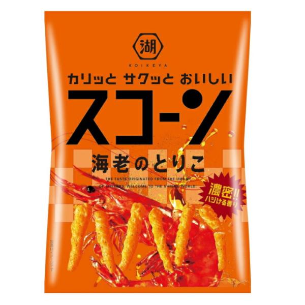■名称スナック菓子■原材料名コーングリッツ（国内製造）、植物油、砂糖、香味油（えび・大豆を含む）、魚介エキスパウダー（えび・ゼラチンを含む）、ぶどう糖、デキストリン、たんぱく加水分解物（大豆を含む）、食塩、クリーミングパウダー（乳成分を含む...