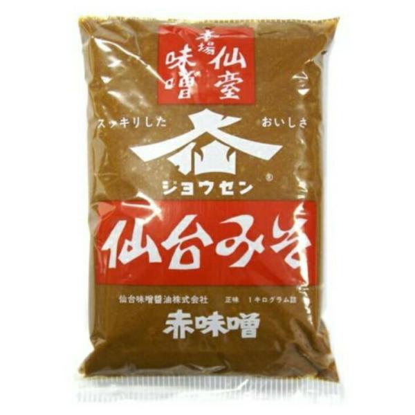 ■名称米みそ■原材料名大豆(遺伝子組換えでない）、米、食塩、酒精■内容量1kg■賞味期限別途商品ラベルに記載■保存方法直射日光を避け、常温で保存してください。<■製造者仙台味噌醤油