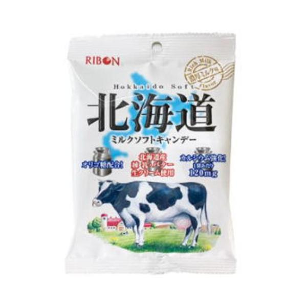 ■商品紹介濃厚なミルク味と、柔らかい食感を大切にして作ったソフトキャンディです。北海道産の「加糖練乳、生クリーム、バター」を使用しています。■原材料名水飴（国内製造）、乳加工品（砂糖、生乳、植物油脂）、砂糖、ショートニング（大豆を含む）、イ...
