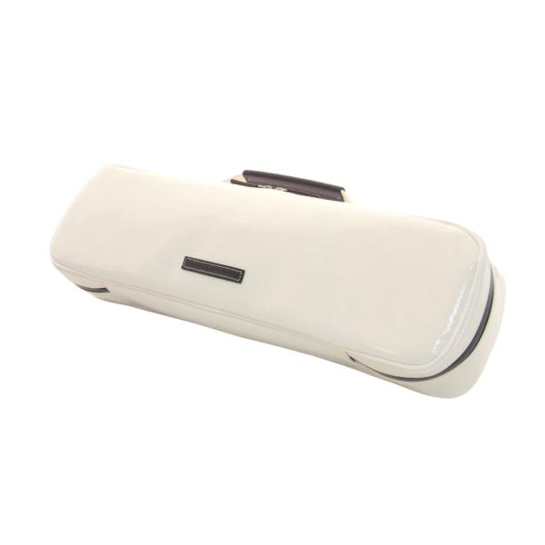 NAHOK(ナホック) 木管フルートケースガード 特注ハンドメイドオフホワイトスペシャルコーティング/チョコ 【ドイツ製完全防水生地×温度調整機能&amp;衝撃吸収素材＋止水ファスナー】Fabric from Germany, Made i...