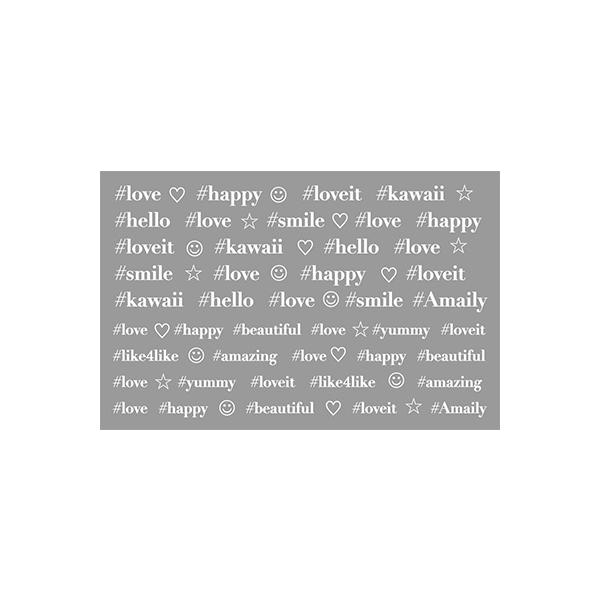 アメイリーより新商品が発売！色々な組み合わせ、デザインがしやすいように考えられています。薄く高粘着で、ジェルに埋め込んだり、マニキュアの上にと好きな場所に貼ることができます。サイズ(外装)：85*55(mm) 厚さ：約0.1mmネイル ネイ...