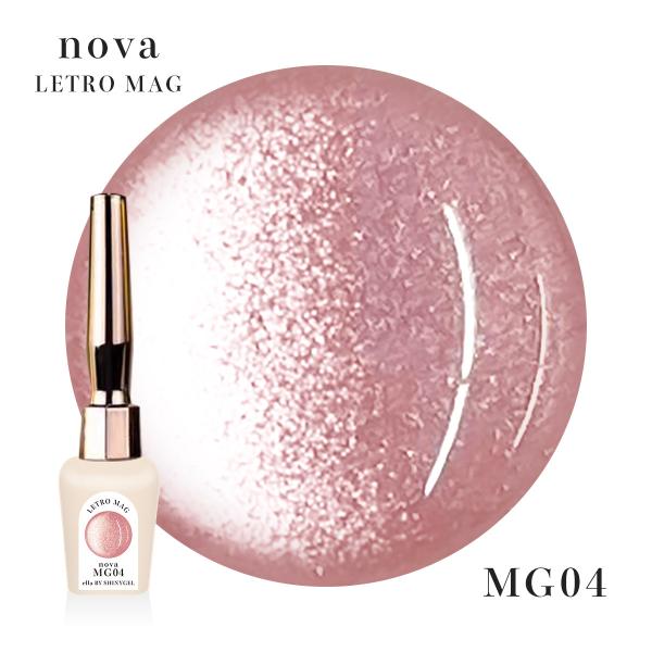 ※ジェル検定使用不可※暗所で涼しい場所に保管してください。※LED対応商品は蛍光灯の光で硬化する恐れがありますので、ご注意ください。※日当たりの良い所で使用しないでください。ella BY SHINYGEL novaシリーズよりマグネットパ...