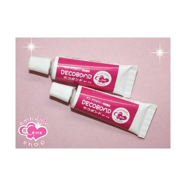 【デコ専用ボンド10g単品】強力 接着剤 デコ用品 クリア 無溶剤 プラスチック 金属 ゴム 木 合板 皮革 布などに対応◎垂れ落ちにくいジェル状ボンド！硬化後ゴム状になり衝撃吸収！一液性の為混ぜ合わせる手間がなくすぐに使用可！【あすつく】...